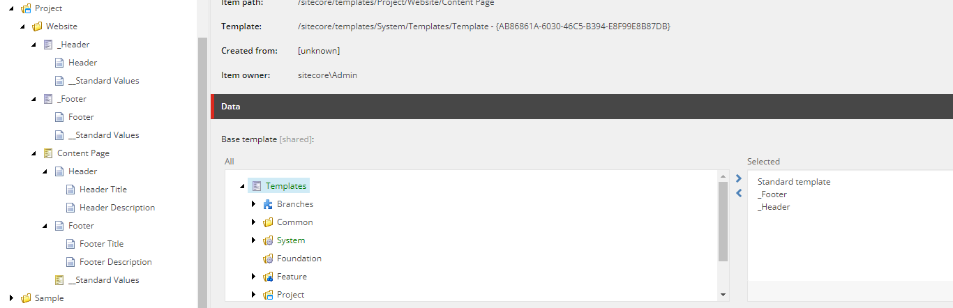 Moving Template Fields With Standard Values In Sitecore Xm C And